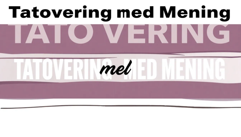 Find Din Unikke Tatovering med Mening: Historier og Symbolik bag Blækket